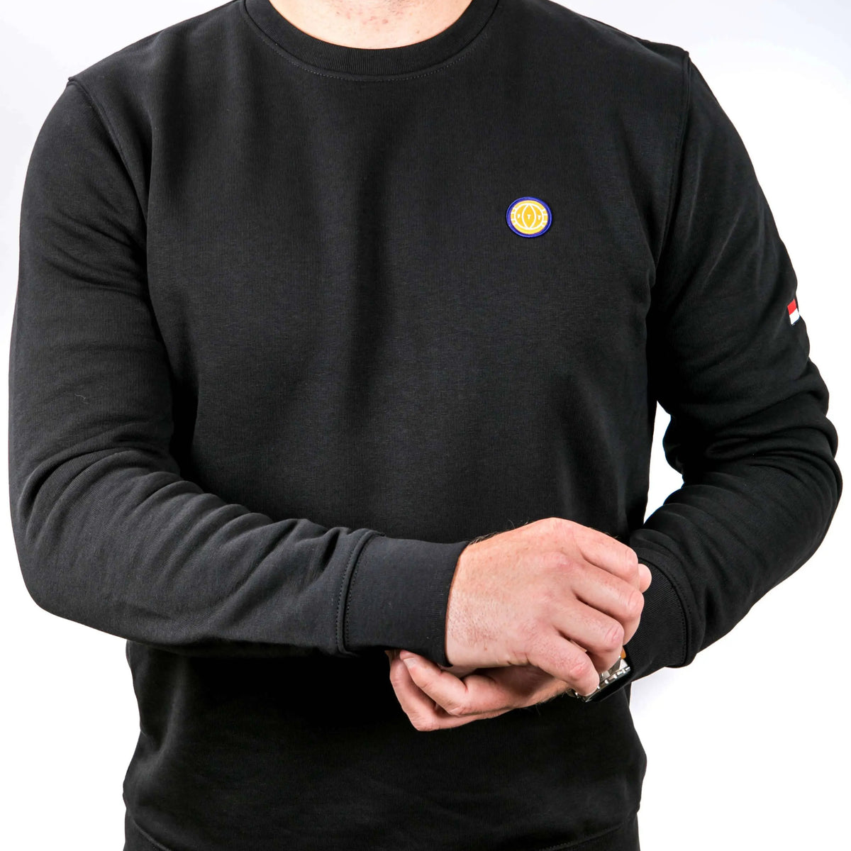 Men’s Black Football Casual Sweatshirt | Classic FTT Terrace Wear ...